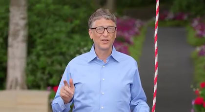 Bill Gates Accepts Ice Bucket Challenge | eJOY English